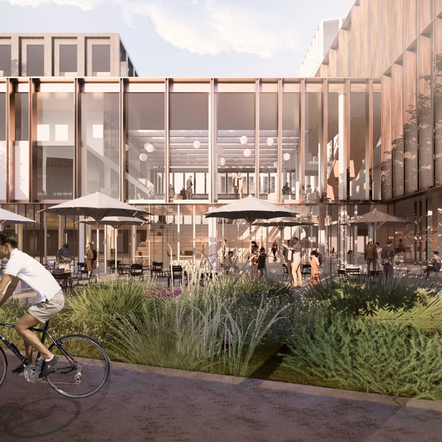 C.F. Møller Architects presents a proposal for a new conference centre ...