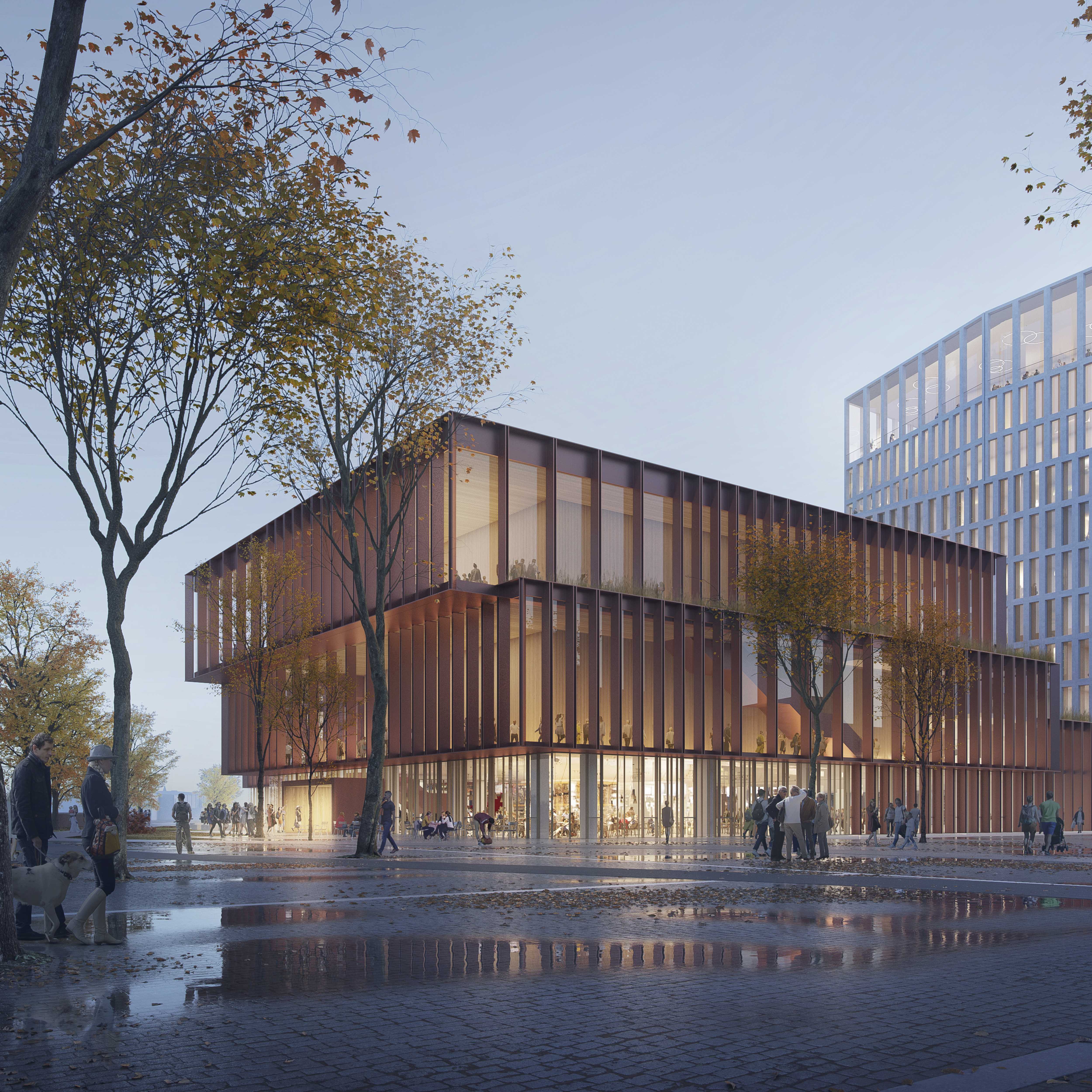 C.F. Møller Architects presents a proposal for a new conference centre ...