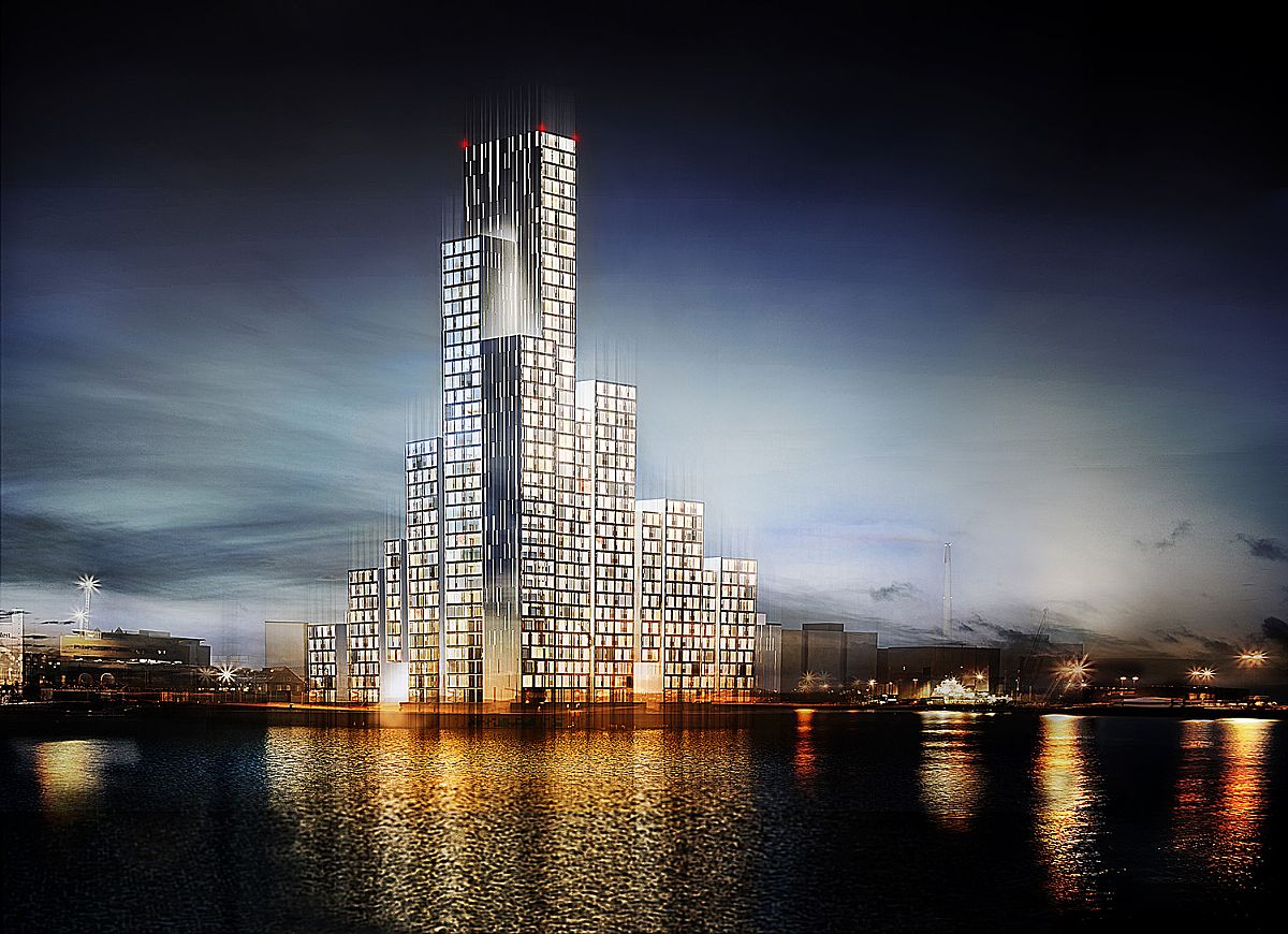 Dokken Towers in Esbjerg revealed - C.F. Møller