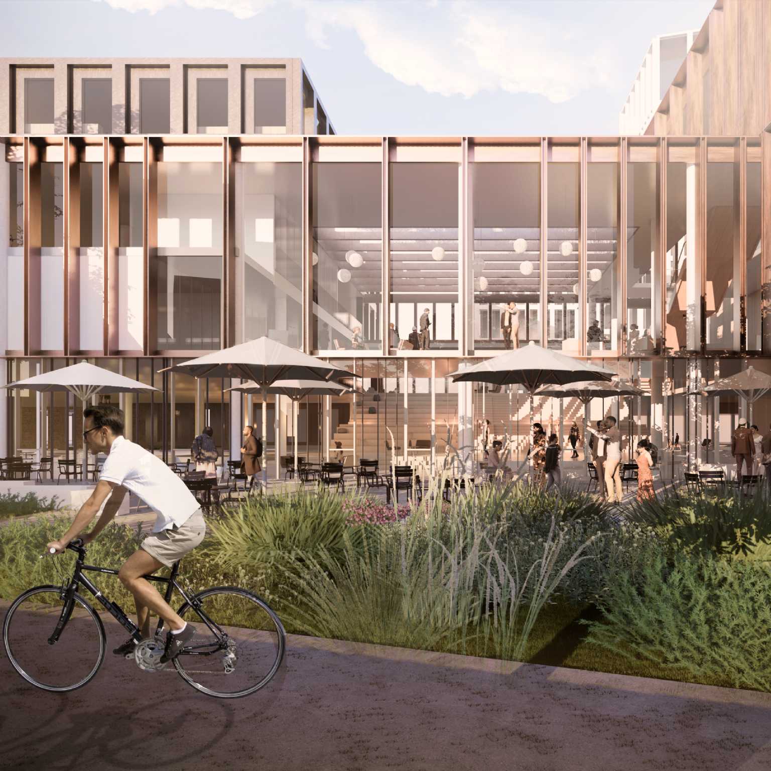 ‘HYBRID’, C. F. Møller Architects’proposal for Lund's new conference ...