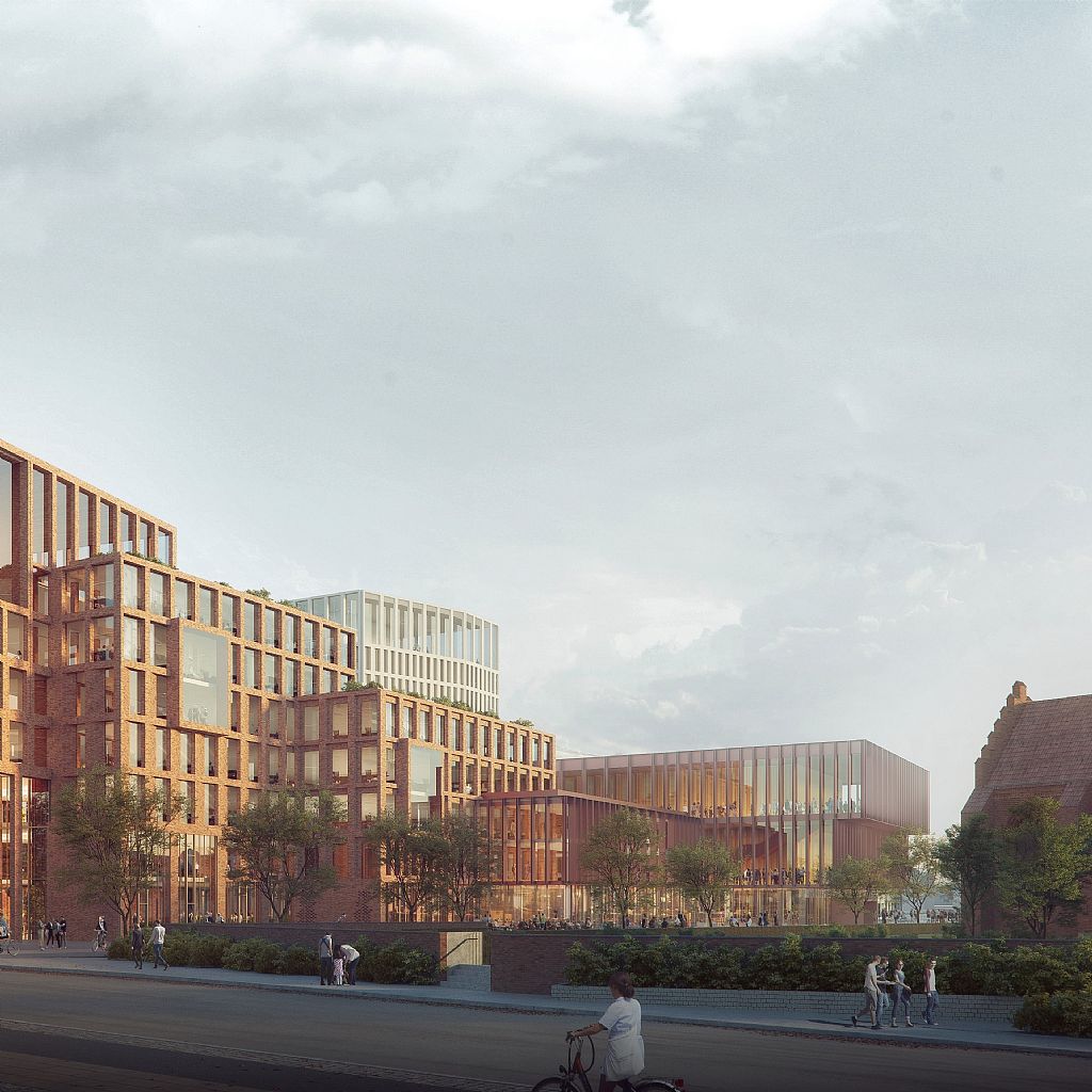‘HYBRID’, C. F. Møller Architects’proposal for Lund's new conference ...