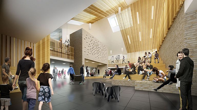’Hjertet’ in Ikast is beginning to take shape - C.F. Møller