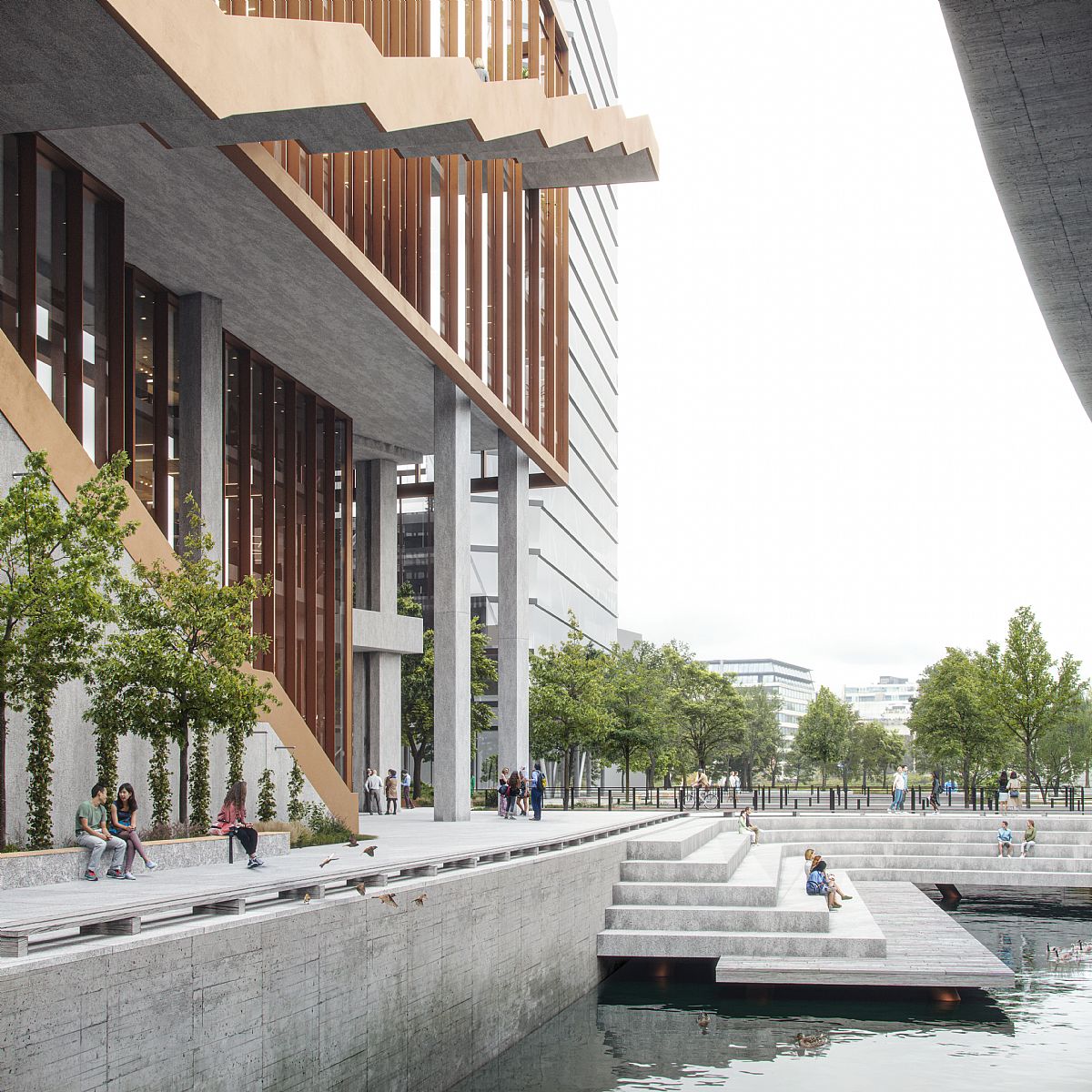 Large-scale transformation and adaptive reuse in central Oslo - C.F. Møller