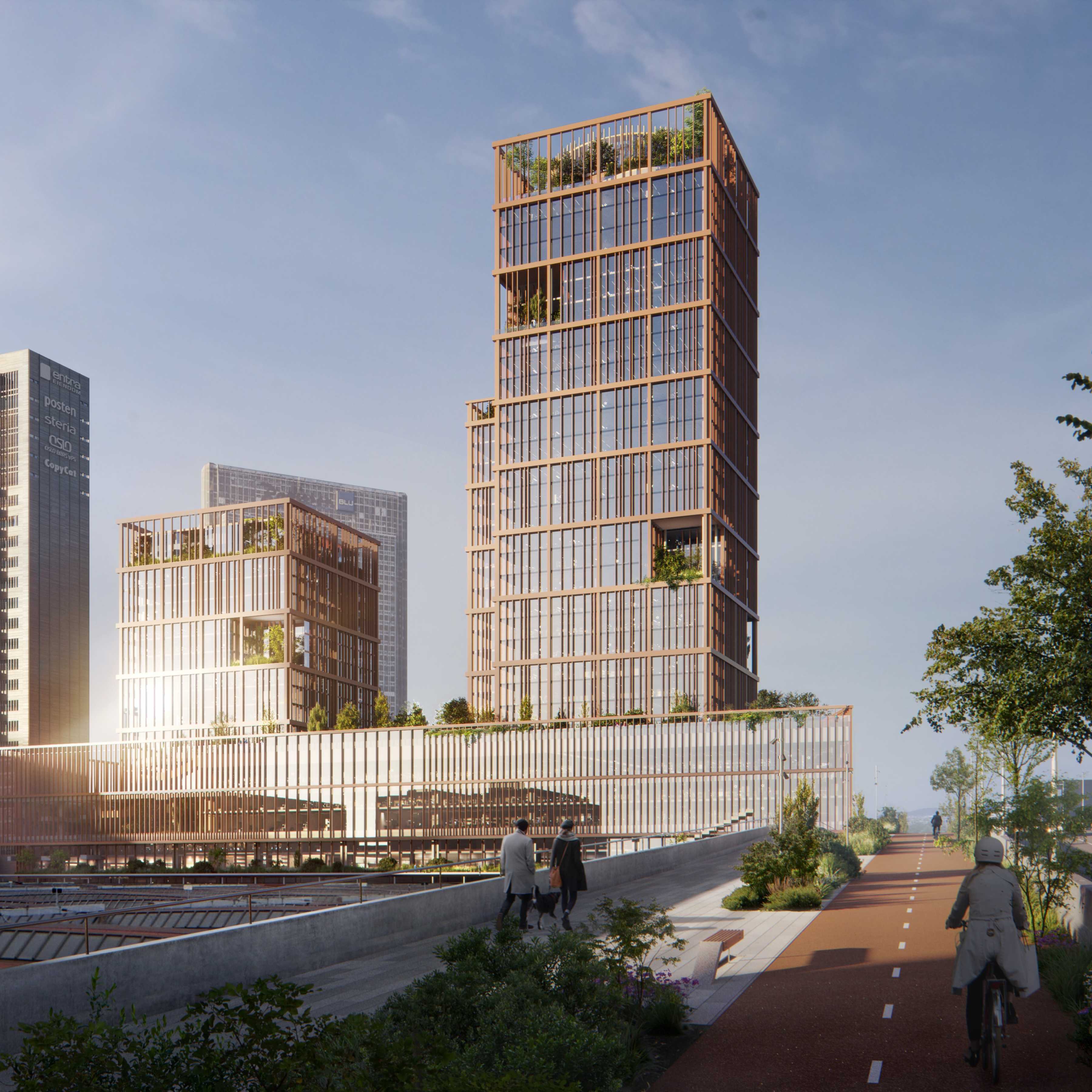 Large-scale transformation and adaptive reuse in central Oslo - C.F. Møller