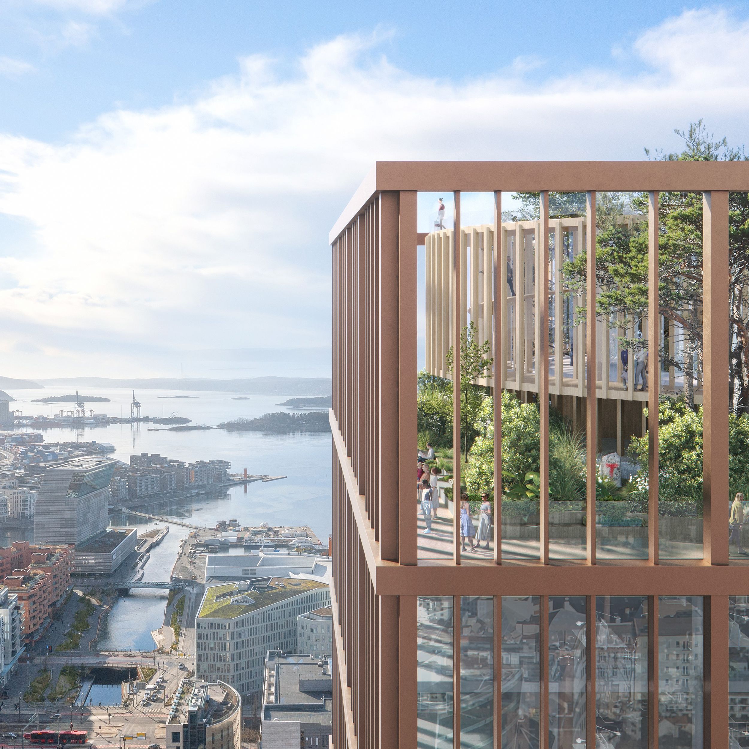 Large-scale transformation and adaptive reuse in central Oslo - C.F. Møller