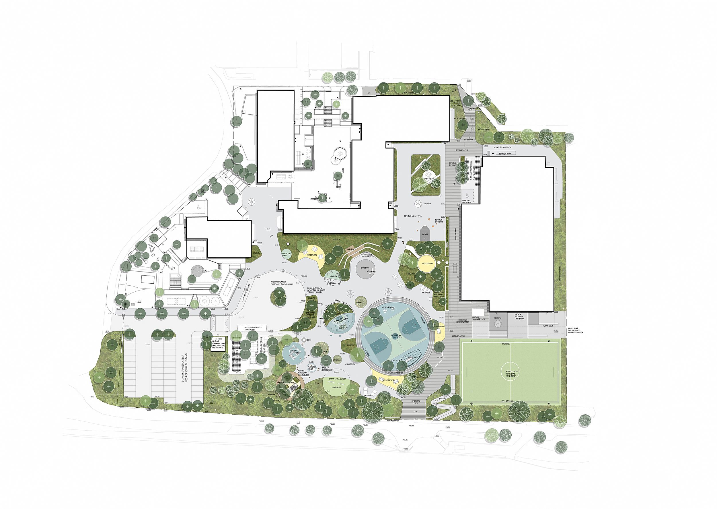Major investment in new schoolyard and park in Edsberg - C.F. Møller