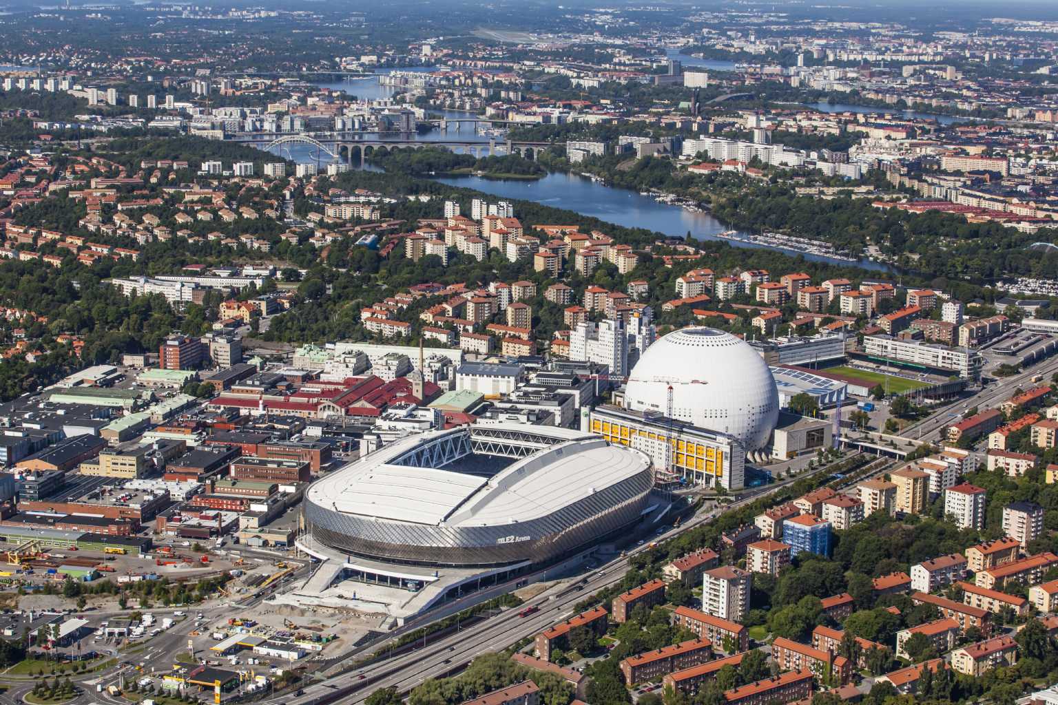 Modernisierung der The Globe Arena (Avicii Areana) in Stockholm - C.F ...