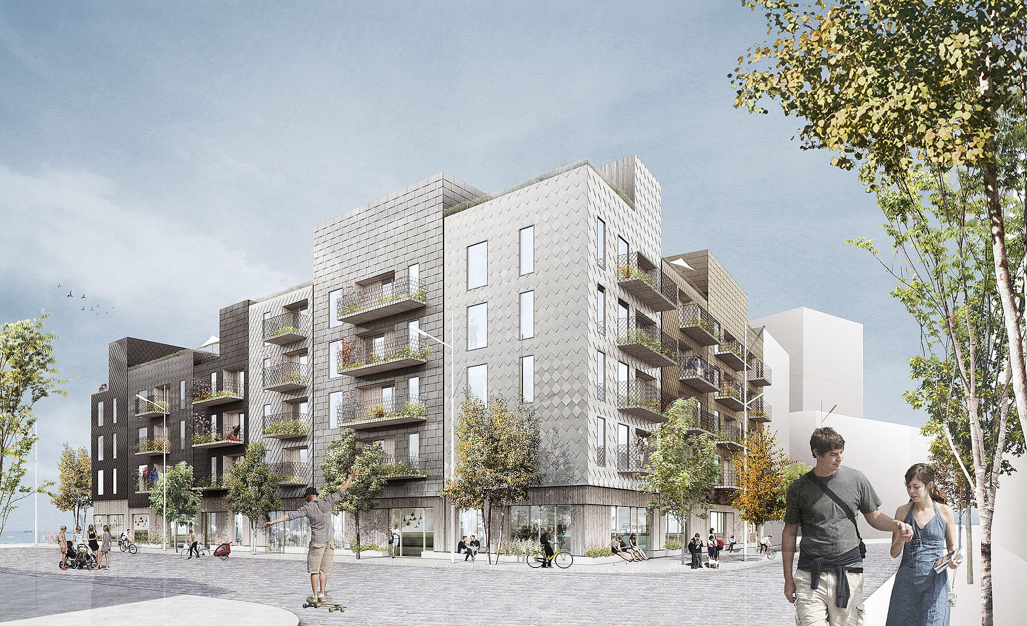 Oceanhamnen urban archipelago in Helsingborg - C.F. Møller