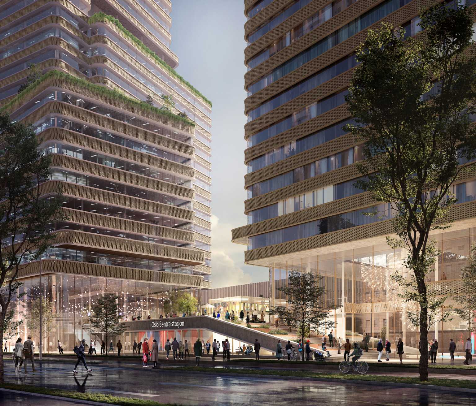 Publication of plan for new urban space in Oslo - C.F. Møller