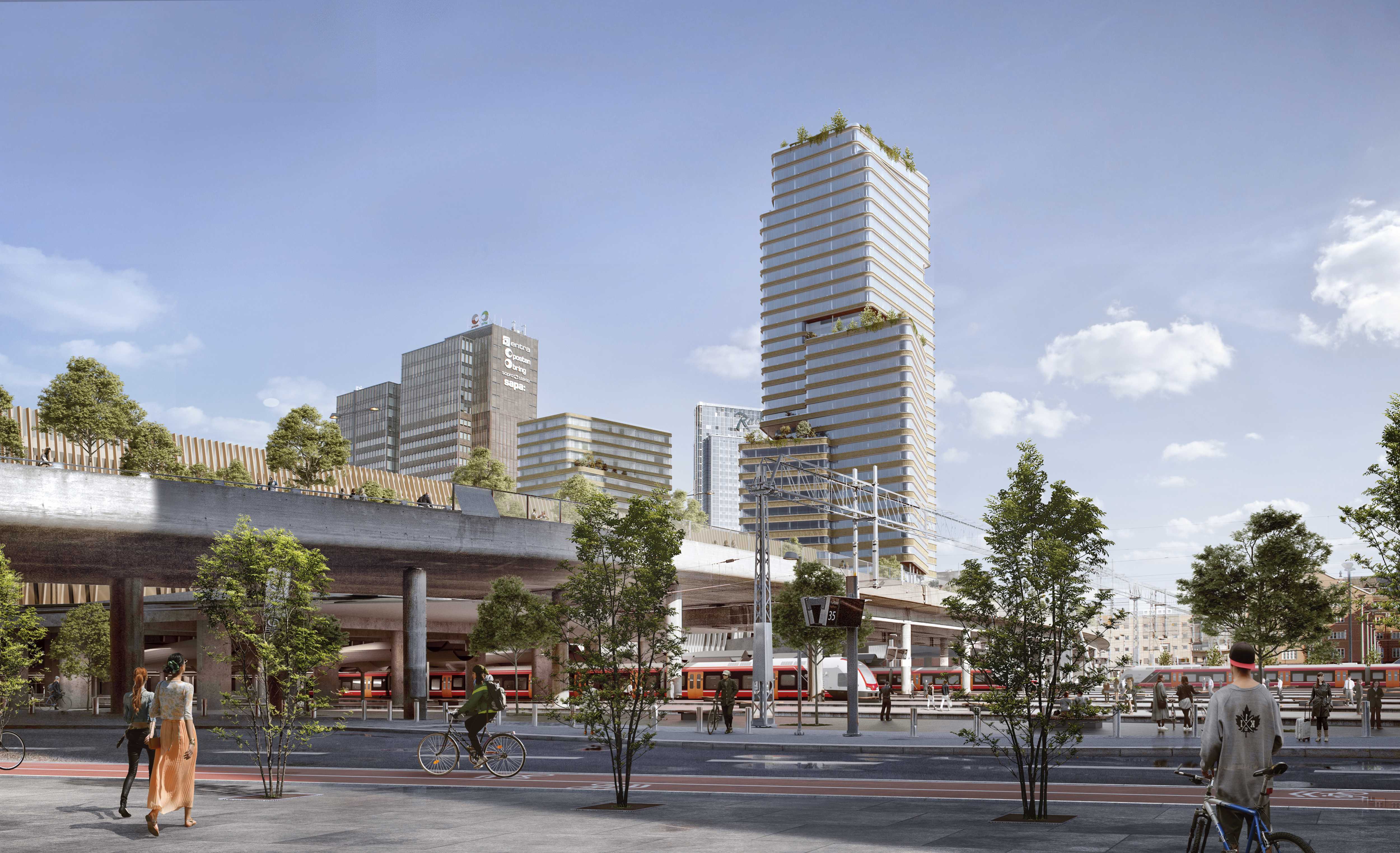 Publication of plan for new urban space in Oslo - C.F. Møller