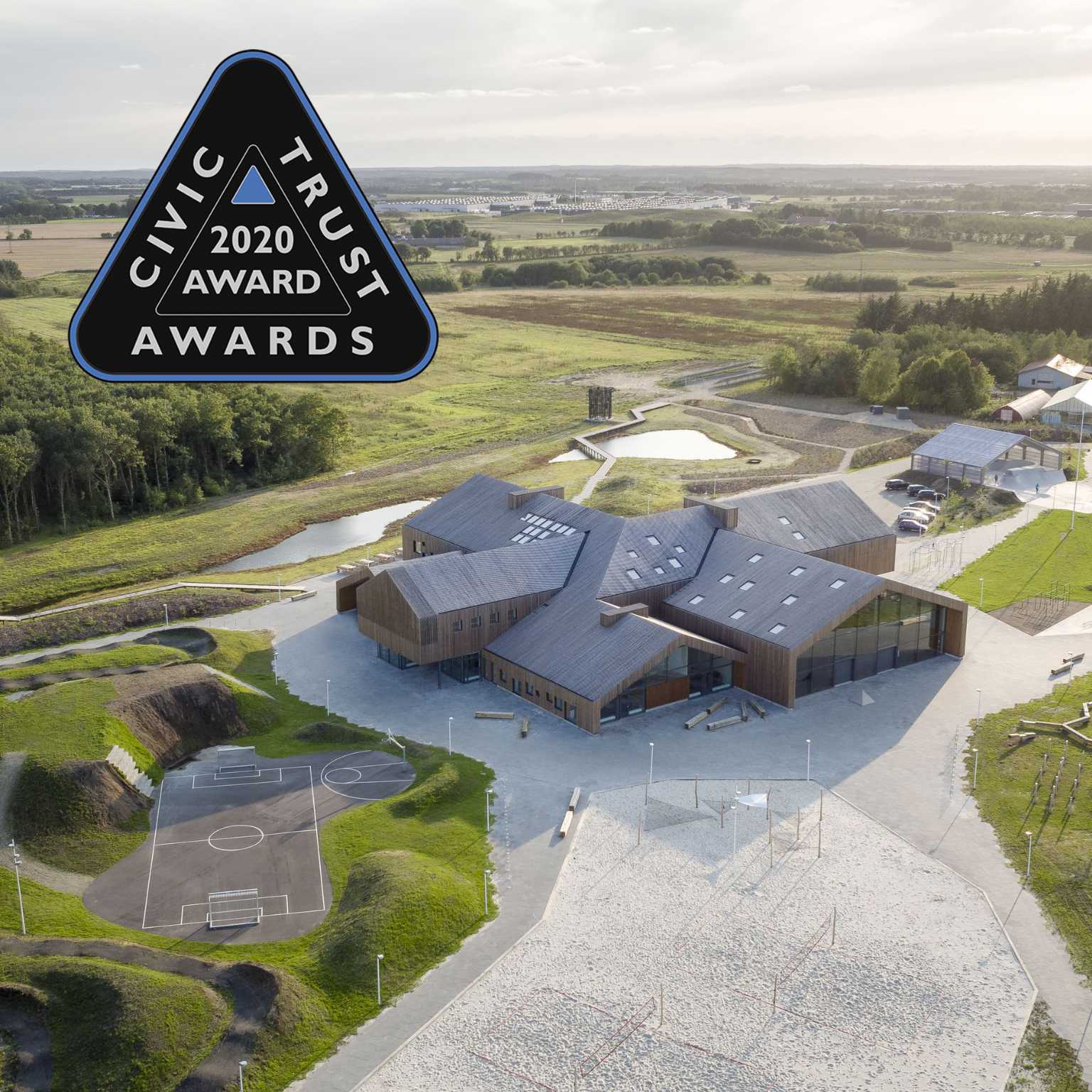 The Heart in Ikast, Denmark, wins Civic Trust Awards. - C.F. Møller