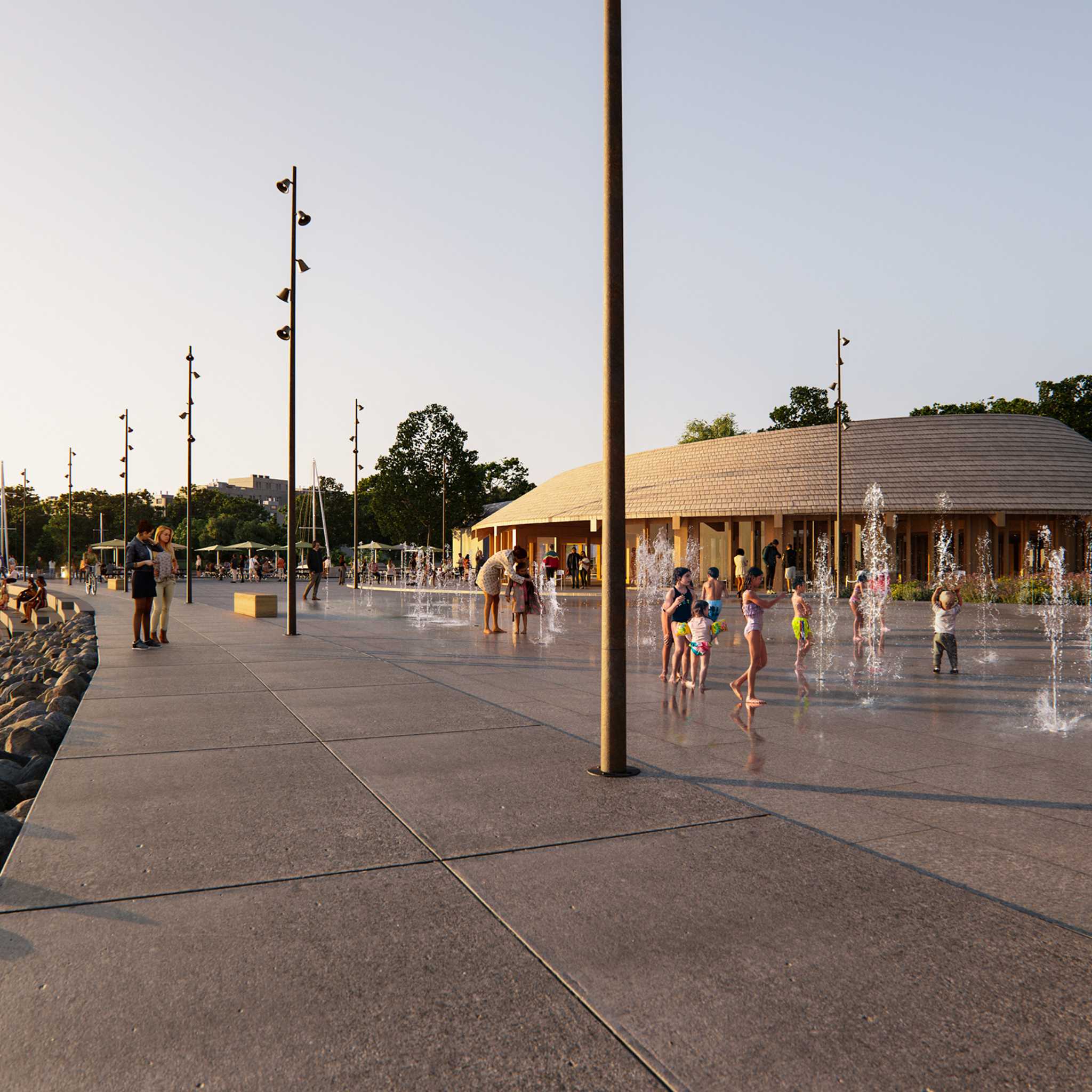 The plan for Mjøsfronten is presented – a new and vibrant lakefront in ...