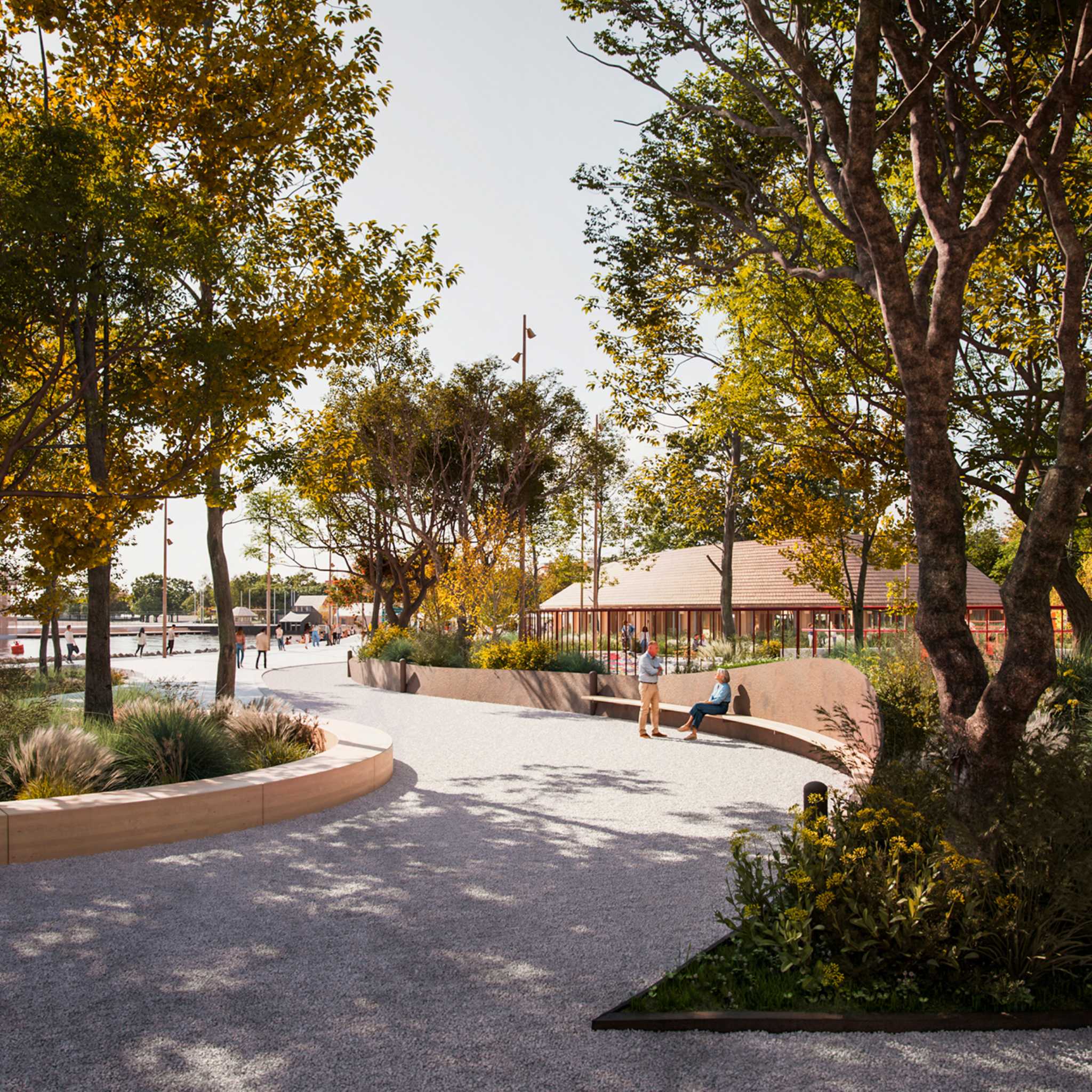 The plan for Mjøsfronten is presented – a new and vibrant lakefront in ...