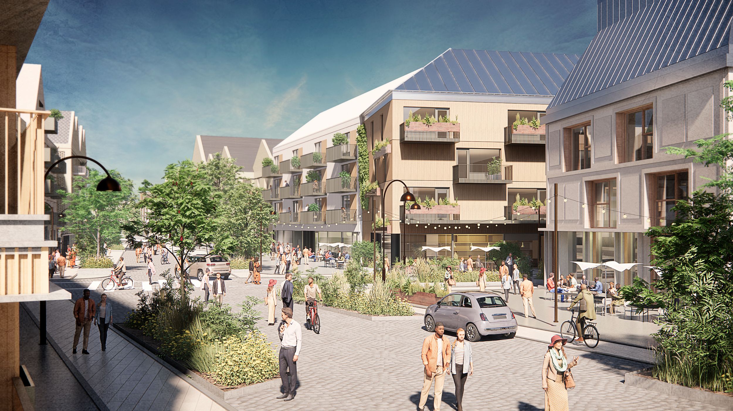 Vision for a safe, attractive and sustainable small town of the future ...