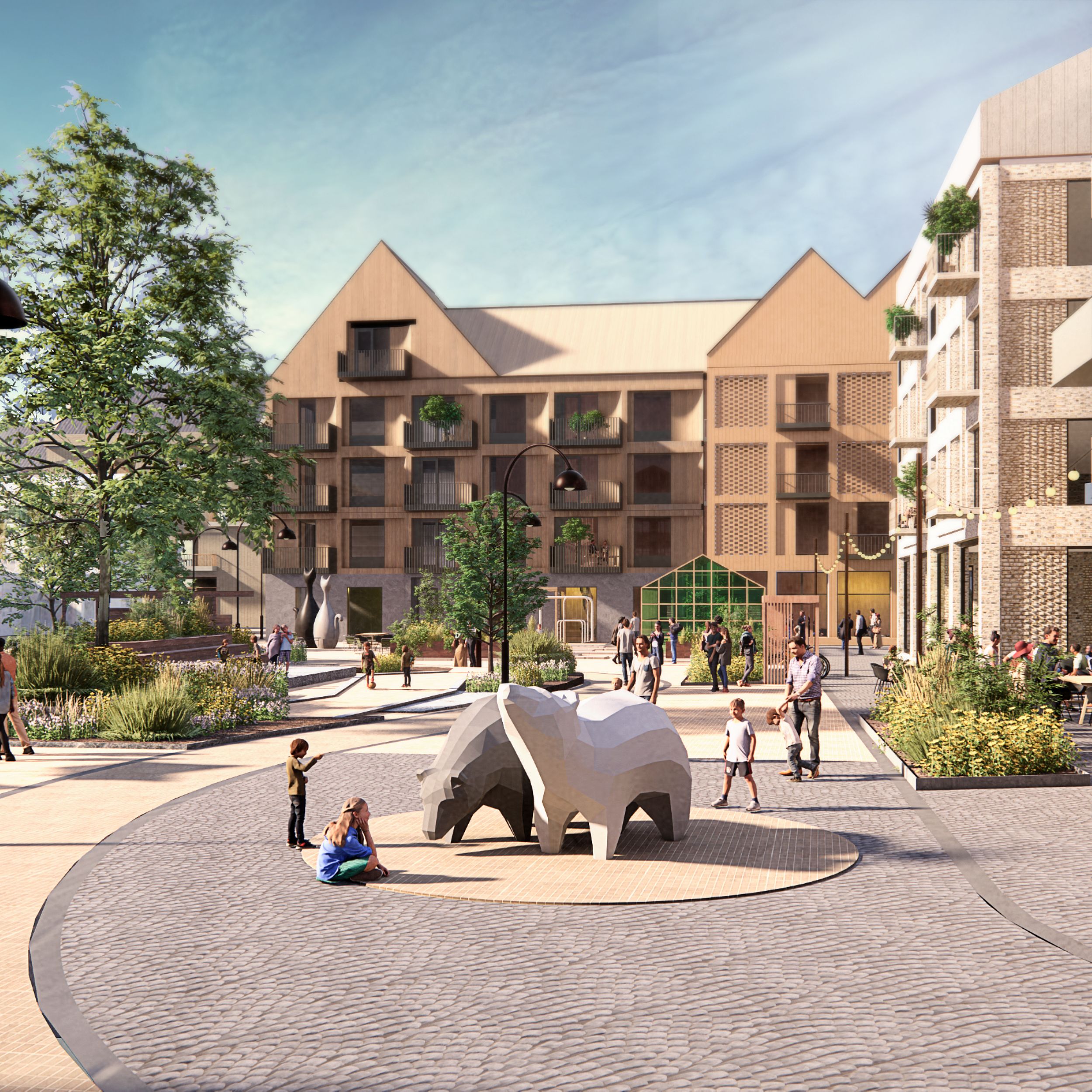 Vision for a safe, attractive and sustainable small town of the future ...