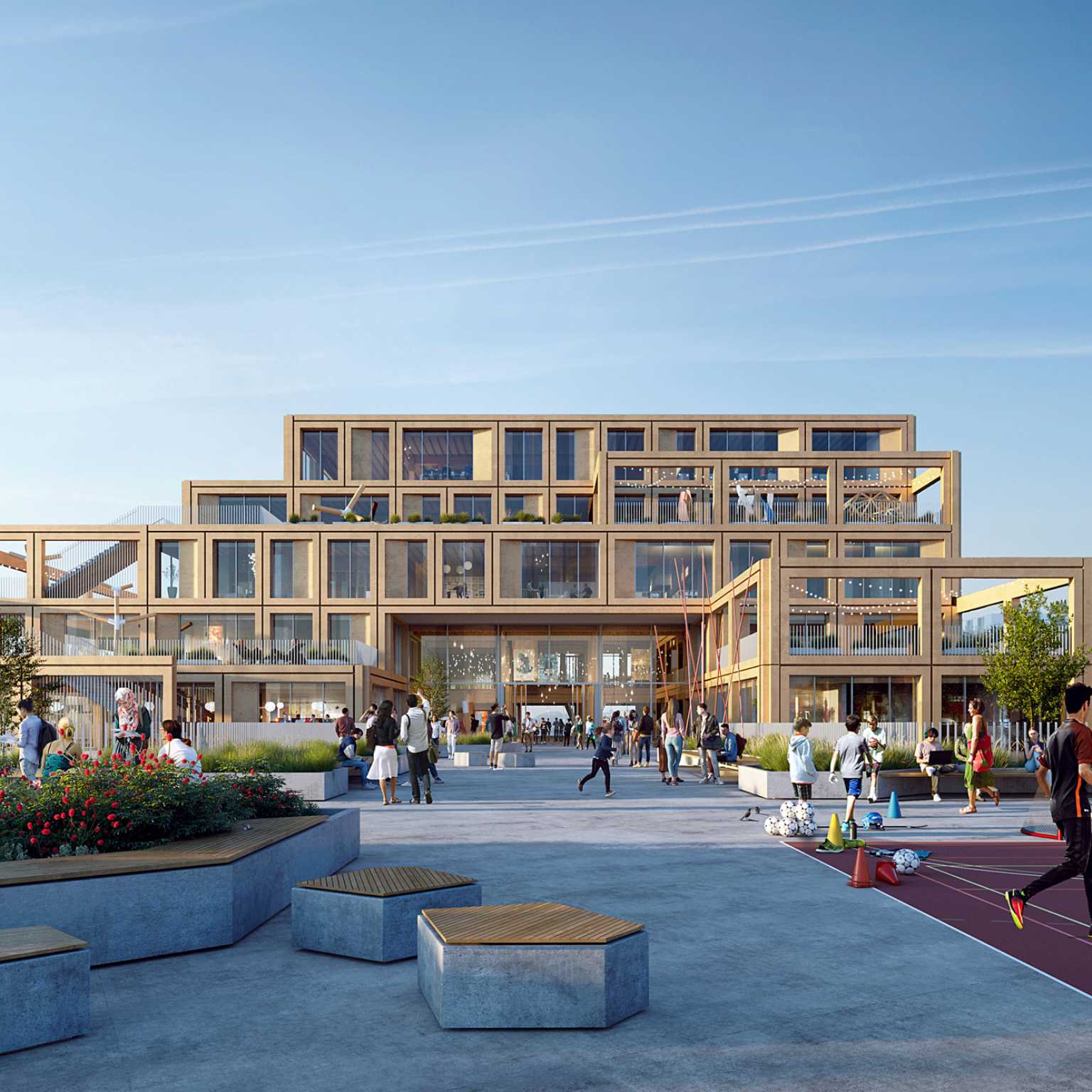 Wins competition for a school in Norway with a proposal that transcends ...