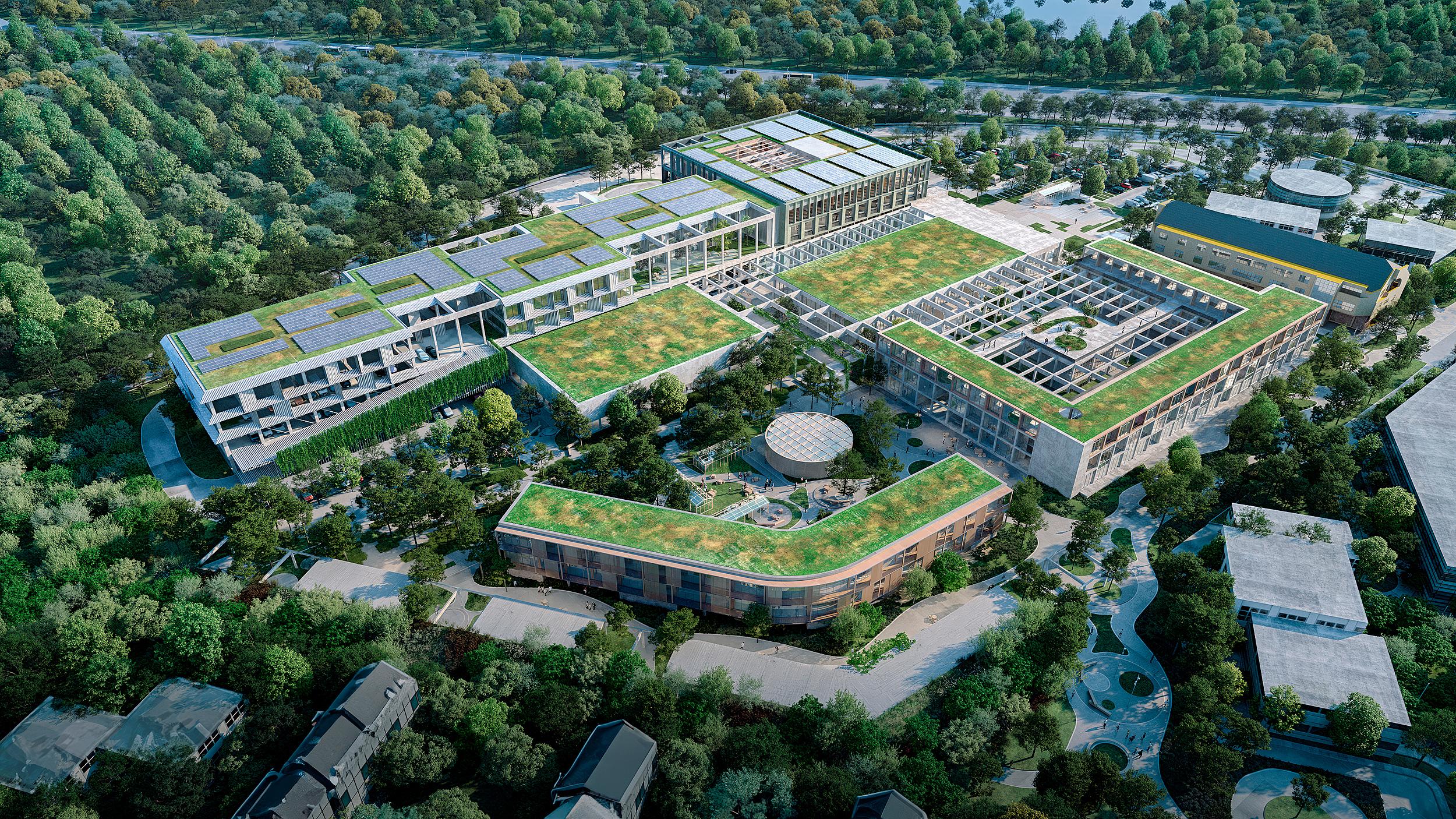 Conversion of a logistics centre into a green mixed-use district ...