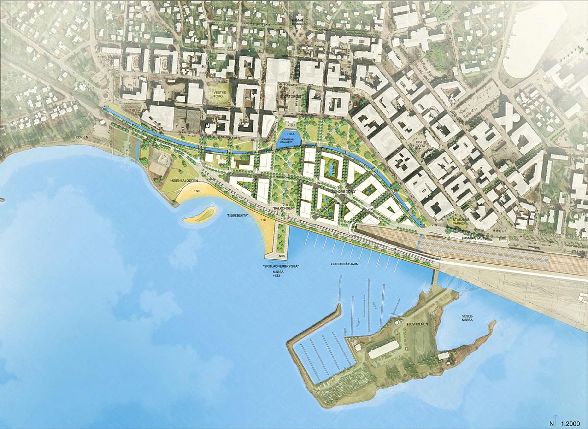 Hamar - Getting The Town Closer to Mjøsa - Projects - C.F. Møller