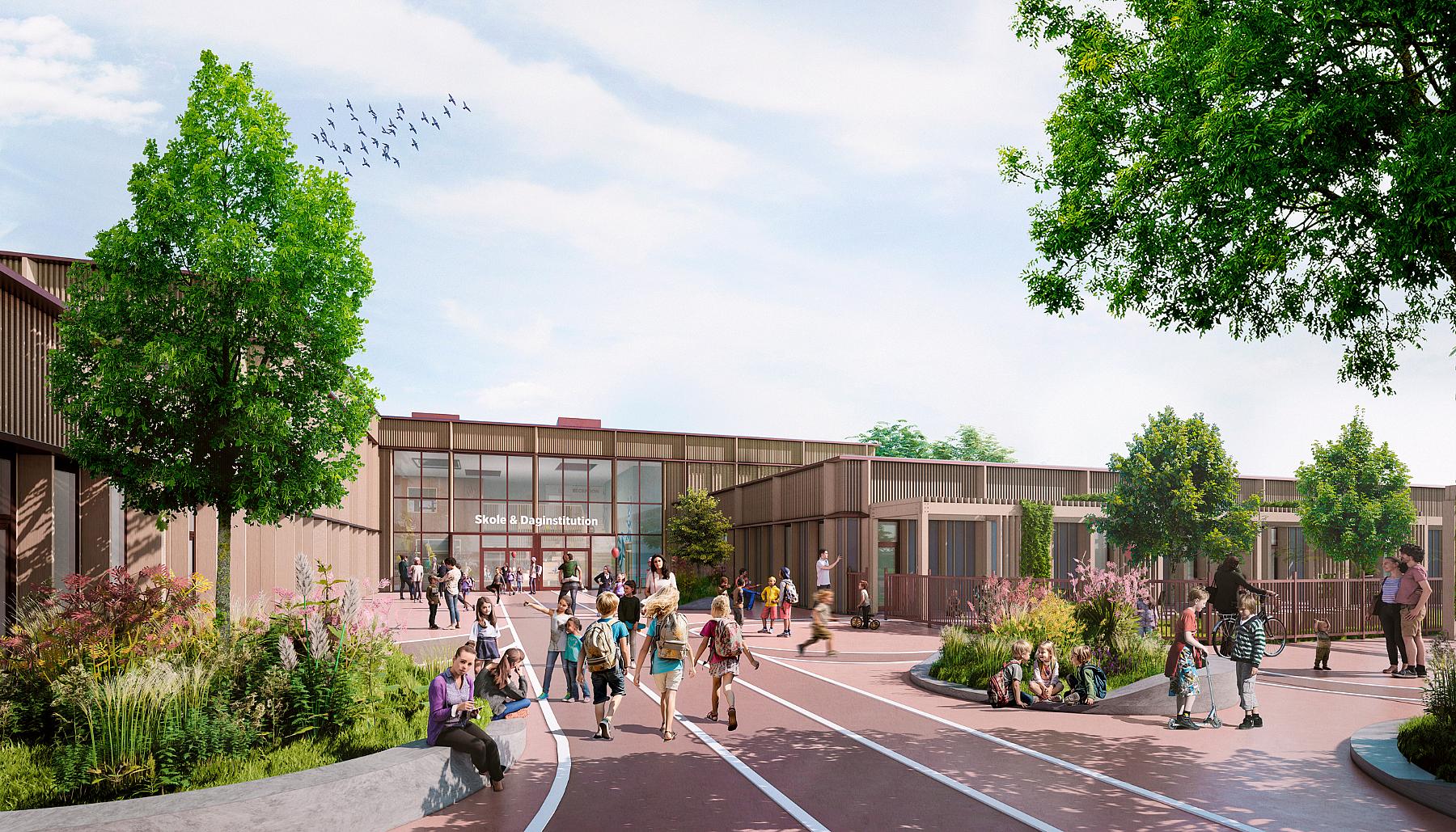 Ry School and Daycare Center - Projects - C.F. Møller