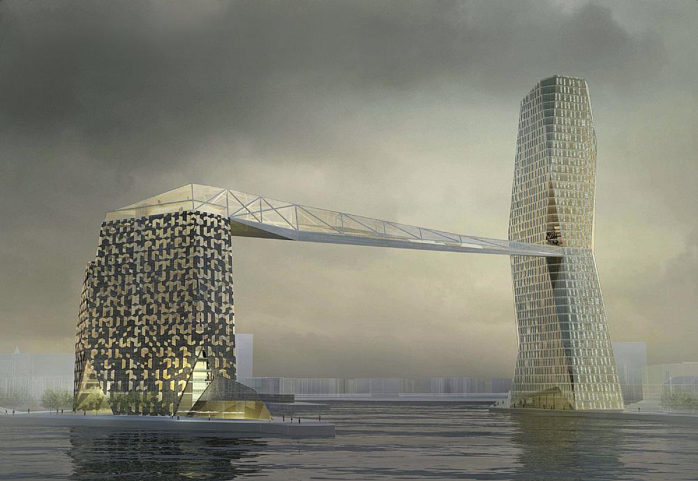 PROJECT | The LM Project | Copenhagen Gate (Steven Holl) | 113m | 27 fl ...