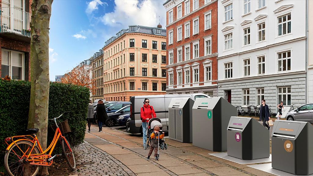 Waste sorting points in Copenhagen - Projects - C.F. Møller