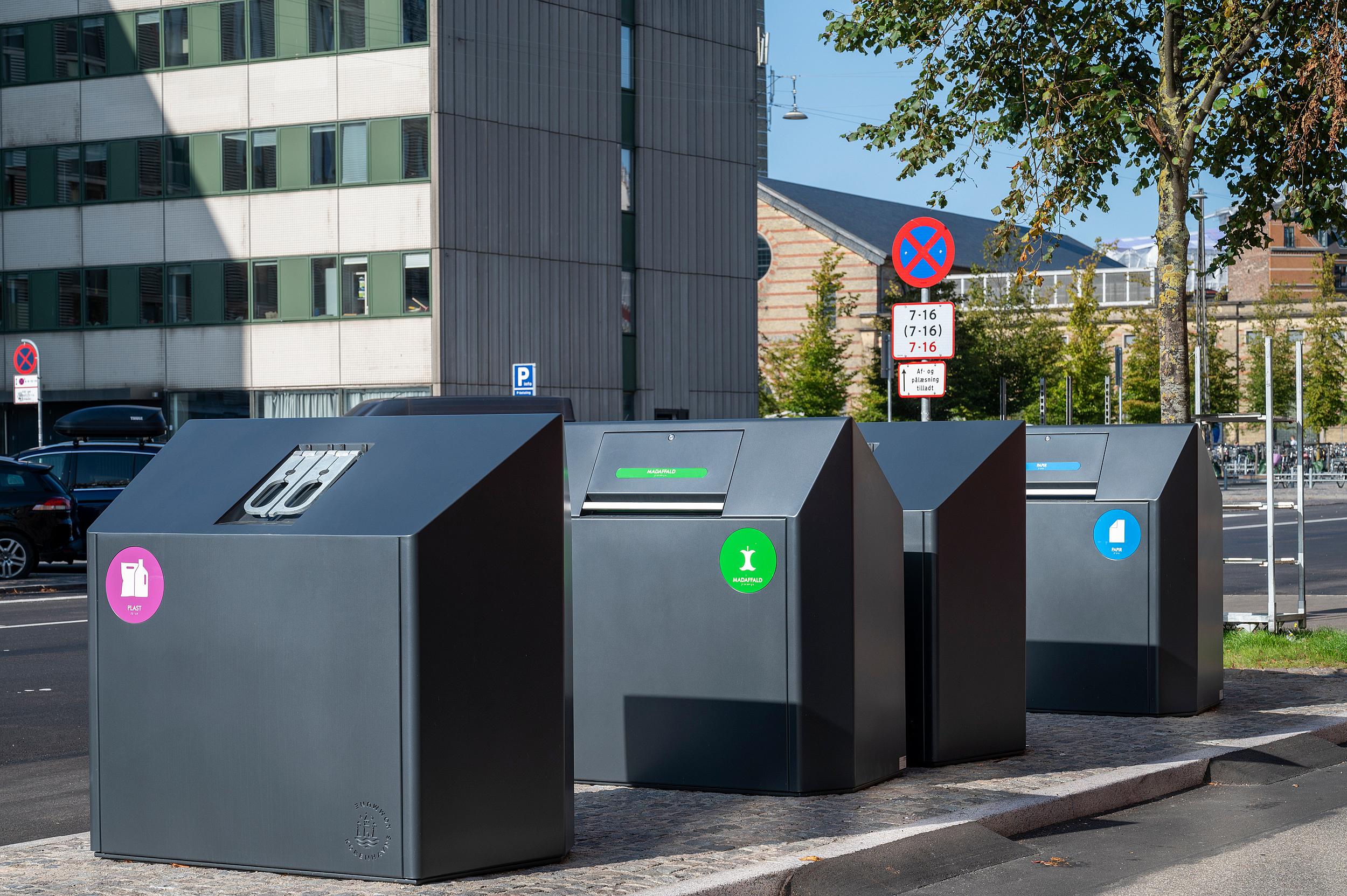 Waste sorting points in Copenhagen - Projects - C.F. Møller